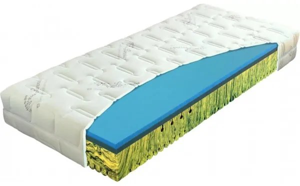 Indický nábytek - Pěnová matrace výška 25 cm, Herbal visco 90x200cm