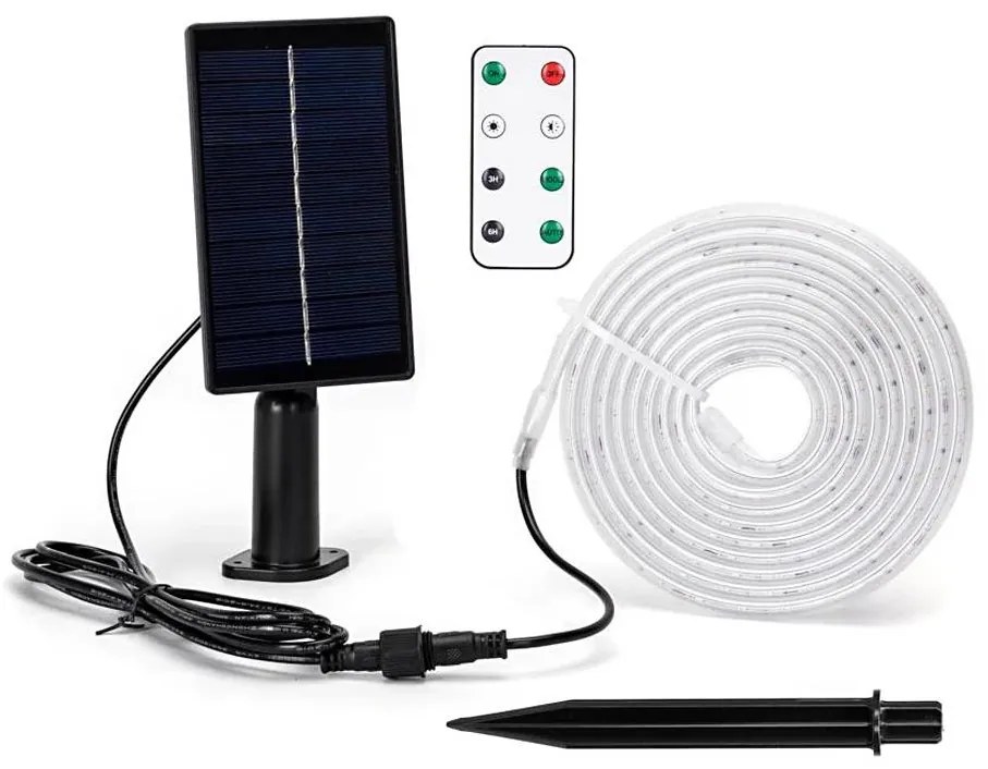 Aigostar - LED Stmívatelný solární pásek LED/1,6W/3,2V 3 m 2700K IP65 + DO