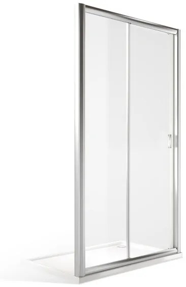 Roltechnik Outlet XXL posuvné sprchové dveře MD2 pro instalaci do niky Varianta: šířka: 130 cm - (MD2/1300 - 547-1300000-00-02), Barva profilů a typ výplně: profily: brillant, výplň: transparent