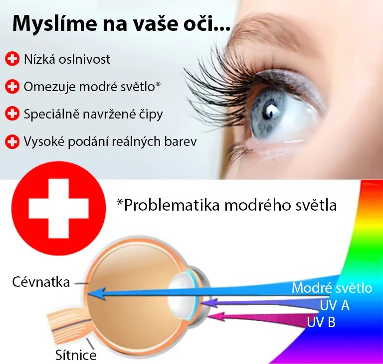 LEDSVITI OT-XDD-S500-BU-5000K Modrý designový LED panel 500x500mm 36W denní bílá