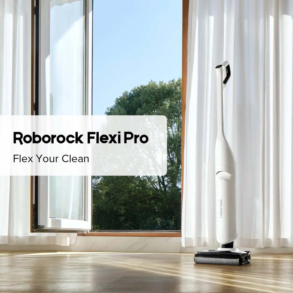 Roborock Flexi Pro - Zánovní - Tyčový vysavač s mopem