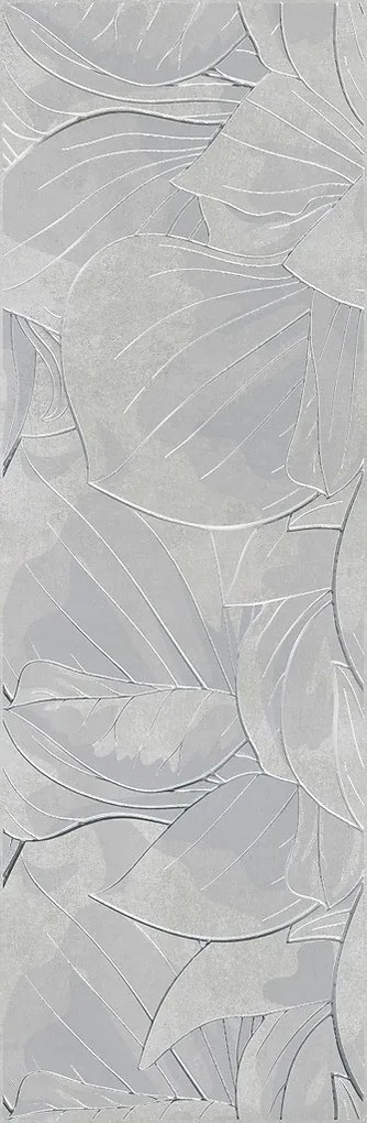 Opoczno Dekor Flower Cemento Light Grey Rekt. 74x24 - 149699
