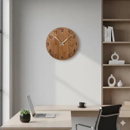 Nástěnné hodiny ze dřeva s luxusním kvalitním designem I SENTOP MAS024-3072