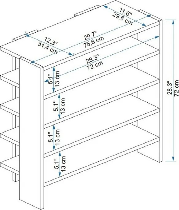 Botník Sergel Anthracite