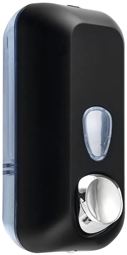 Sapho, COLORED dávkovač tekutého mýdla 550ml, ABS, černý matný, A71401NE
