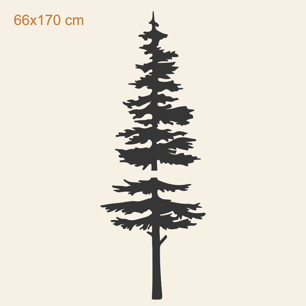 DUBLEZ | Dřevěný strom na zeď - Jehličnan
