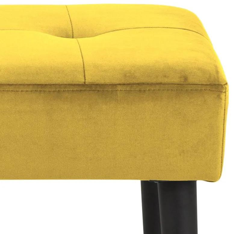 Designová lavička Neola žlutá
