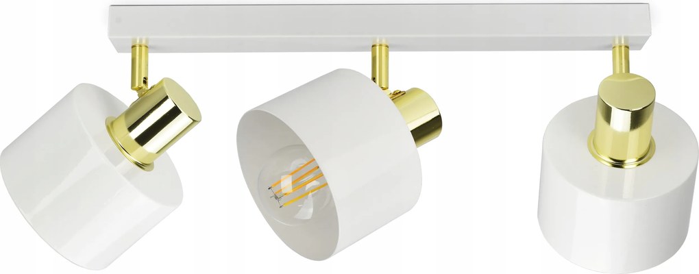 Stropní Svítidlo Lustr Stropní Svítidlo Classic Spot 483-BG3 Led E27 White Gold