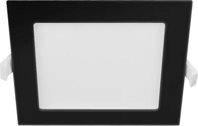 LED podhledové svítidlo Panlux DOWNLIGHT CCT SQUARE IP44 6W černá PN22400013