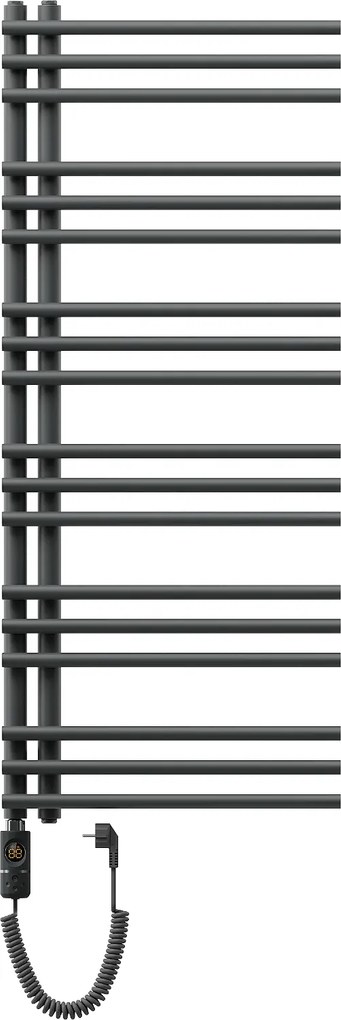 Mexen Neptun, elektrické topné těleso 1200 x 500 mm, 600 W, antracitová, W101-1200-500-2600-66