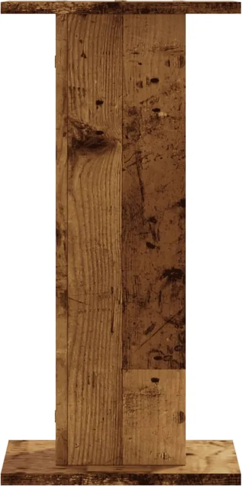 Stojany na rostliny 2 ks old wood 30x30x60 cm kompozitní dřevo 3307862