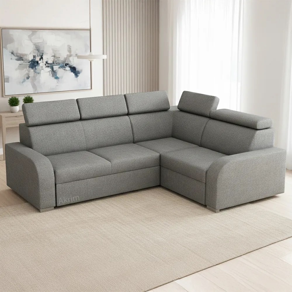 Sedací souprava OSLO L | 250x200 | rozkládací + úložný prostor | VÝBĚR TKANIN