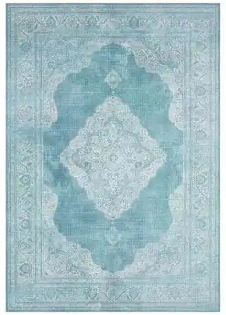 Nouristan - Hanse Home koberce Kusový koberec Asmar 104020 Aquamarine  Modrá, Rozměr 120x160 cm | BIANO