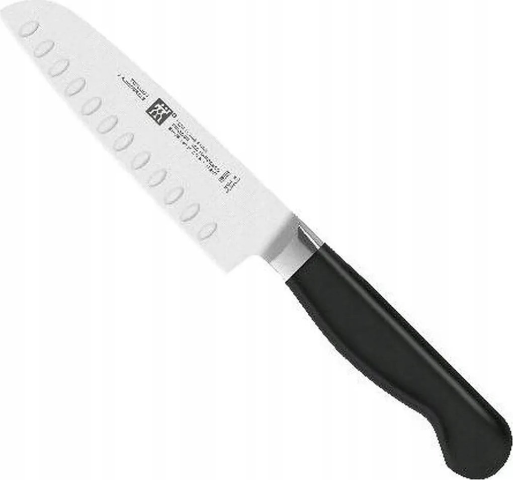 Nůž Santoku s vlnkovaným ostřím, 14 cm