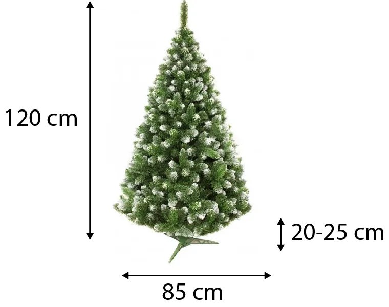 Foxigy Vánoční stromek Borovice 120cm Luxury Diamond