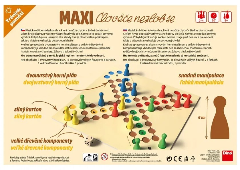 Dino Člověče nezlob se Maxi