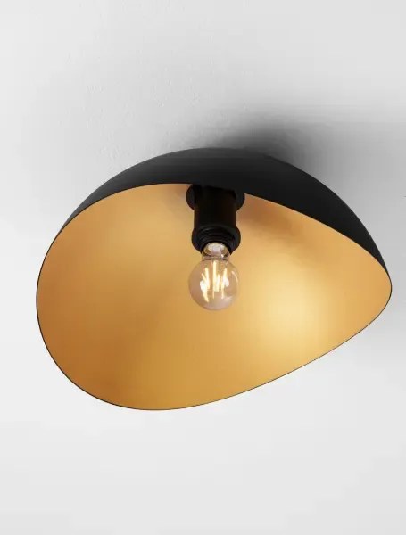 LED černo-zlaté designové stropní svítidlo Opsi 40