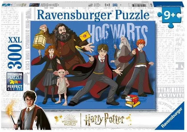 Puzzle ravensburger puzzle 133659 harry potter a čarodějové 300 dílků