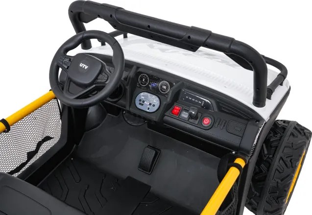 Elektrické autíčko Buggy UTV SPEED bílé