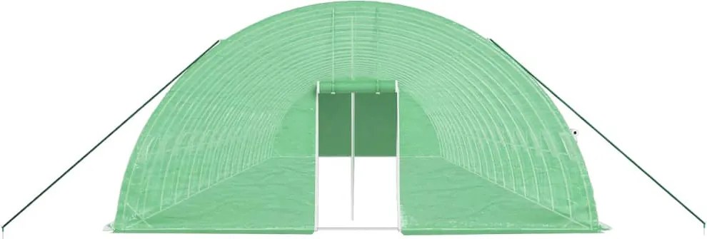 Skleník s ocelovým rámem zelený 108 m² 18 x 6 x 2,85 m 3188112