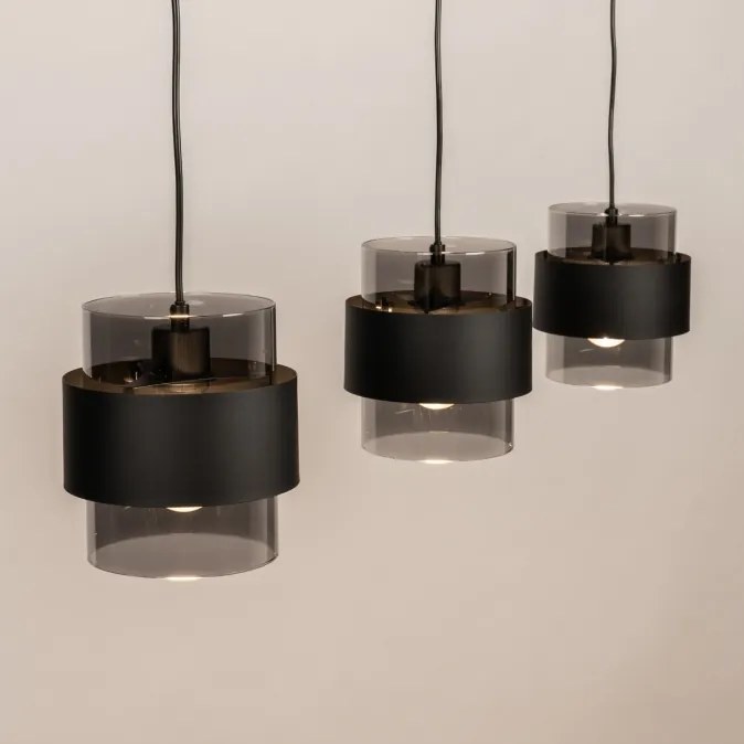 Závěsné svítidlo Retro 70er Line 110 Black