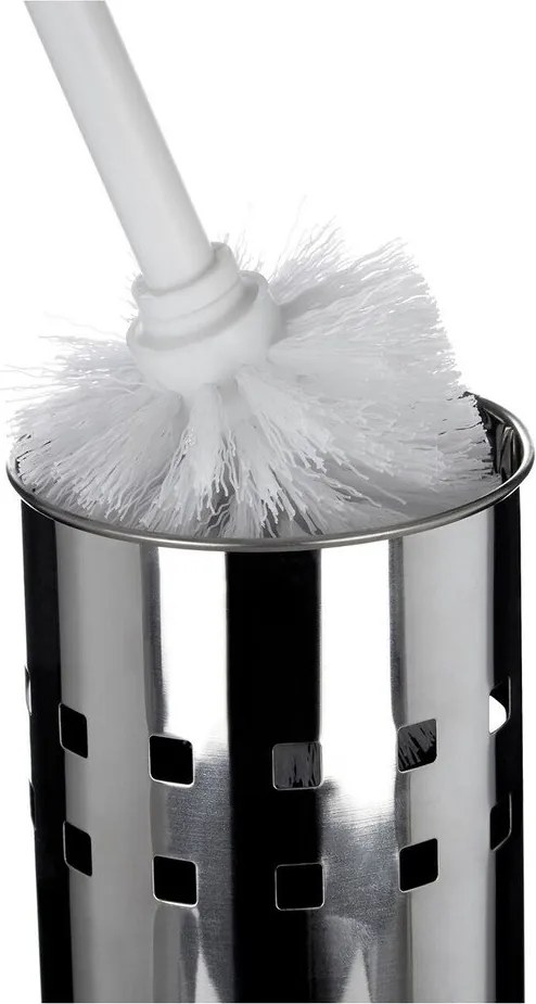 WC štětka z nerezové oceli v matně stříbrné barvě Indy – Premier Housewares