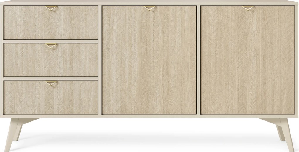 PSK Komoda NATURAL, Písková/Scandi 158 cm