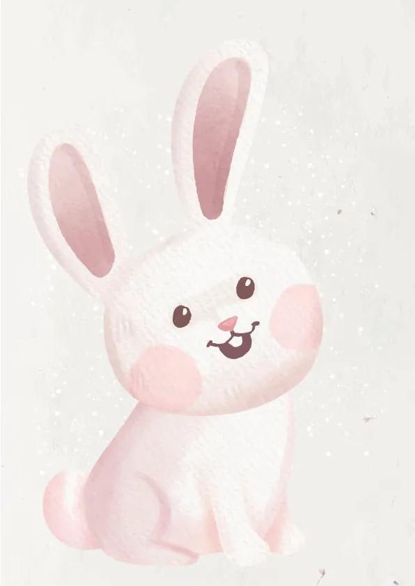 Plakát Smějící se králík