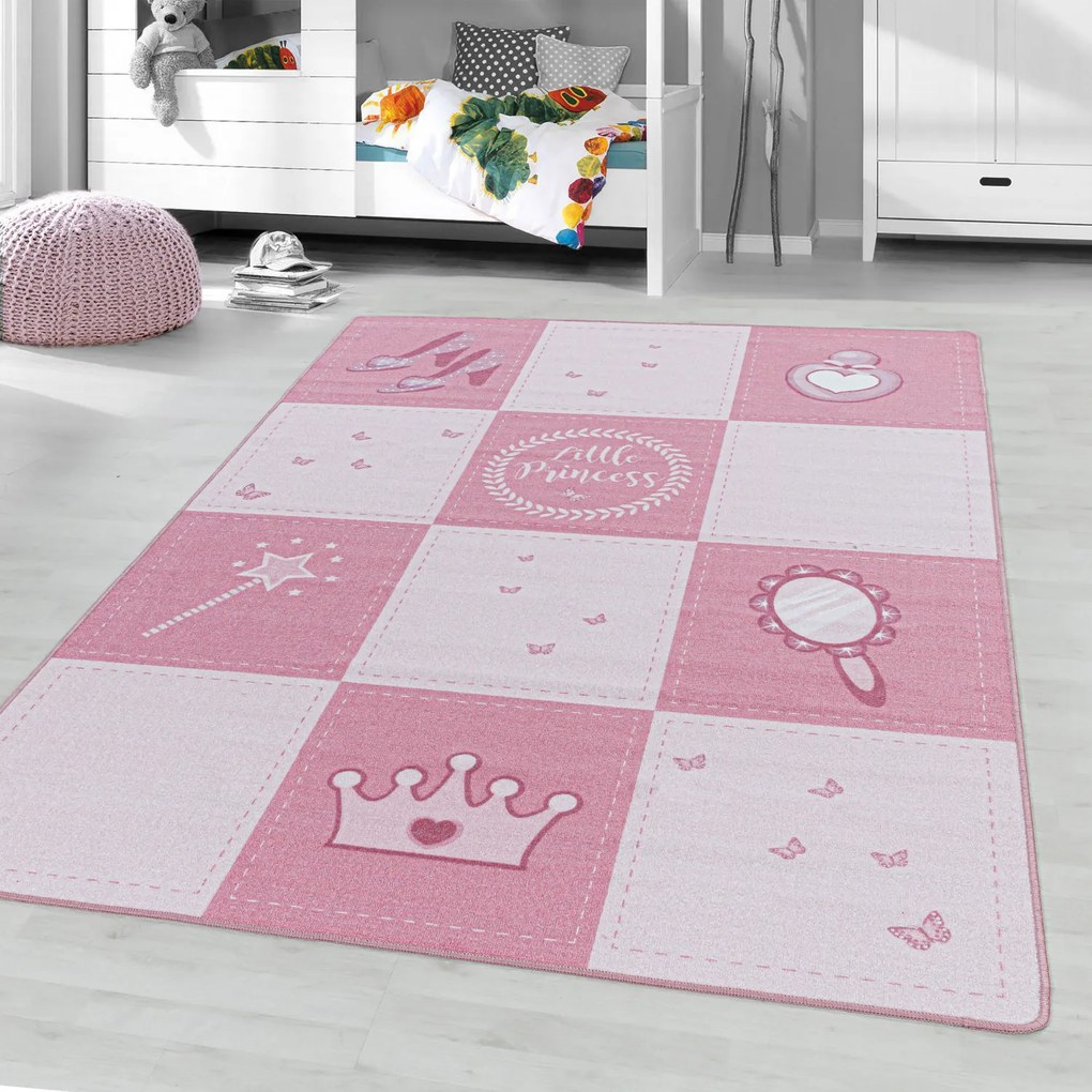 Ayyildiz, Dětský kusový koberec Play 2905 pink, 120x170, růžová, dětský pokoj