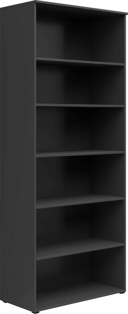 XXXLutz REGÁL, barvy grafitu, 80/195/40 cm Carryhome - Knihovny - 002427022236