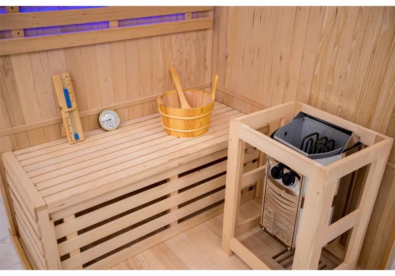 BPS-koupelny Finská sauna Relax HYD-3135 120x120, 1-2 osoby
