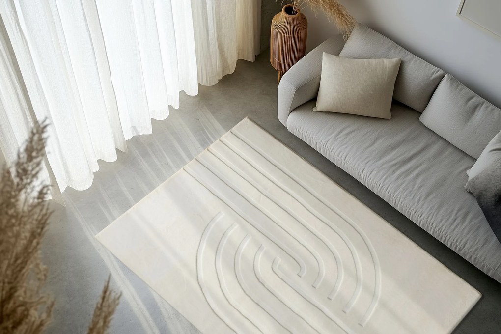 Obsession, Kusový koberec Zen Deluxe 700 Cream, 160x230, béžová, ložnice