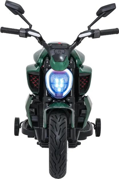 Elektrická motorka Ducati Diavel x Bentley zelená