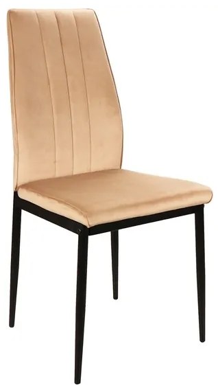 Jídelní židle Atom Velvet, béžová