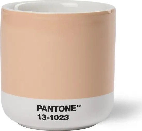Hrnek pantone cortado termo hrnek - peach fuzz 13-1023