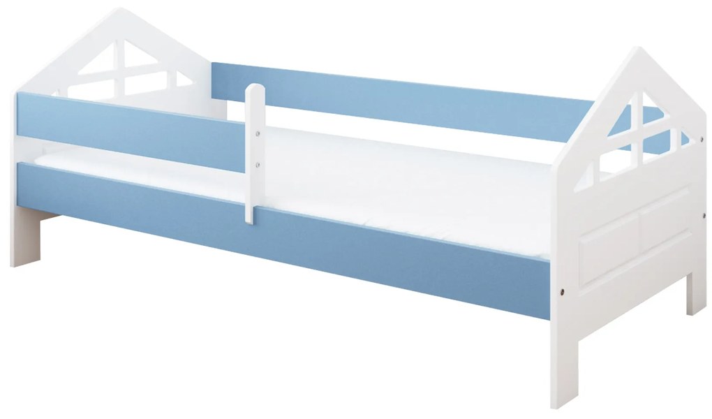 BabyBeds Dětská postel ALA Velikost postele: 160x80 cm, Barevné provedení: Bílá, Úložný prostor: Ne, bez úložného prostoru Bílá