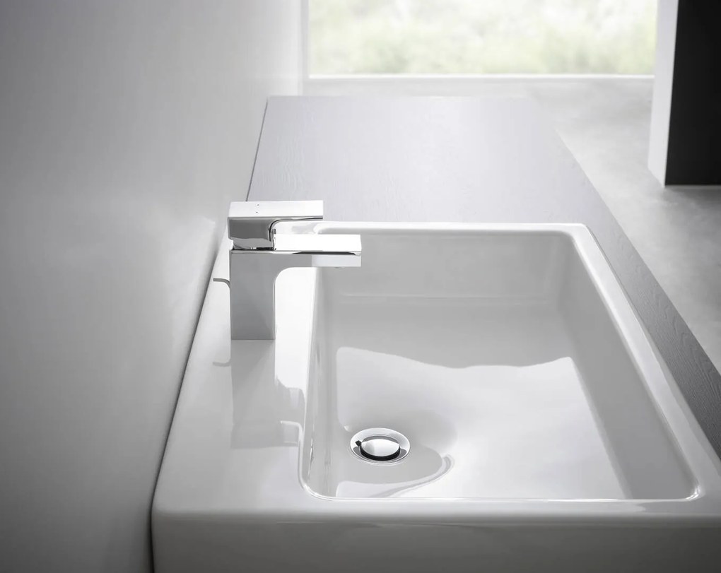 Hansgrohe Vernis Shape, umyvadlová baterie s výpustí, EcoSmart, chromová, 71560000
