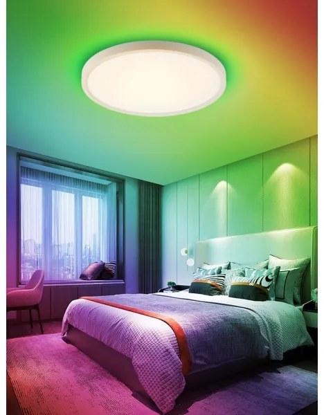 Immax NEO 07169-W60 - LED RGB Stmívatelné svítidlo TUDO 65W/230V Wi-Fi Tuya + DO