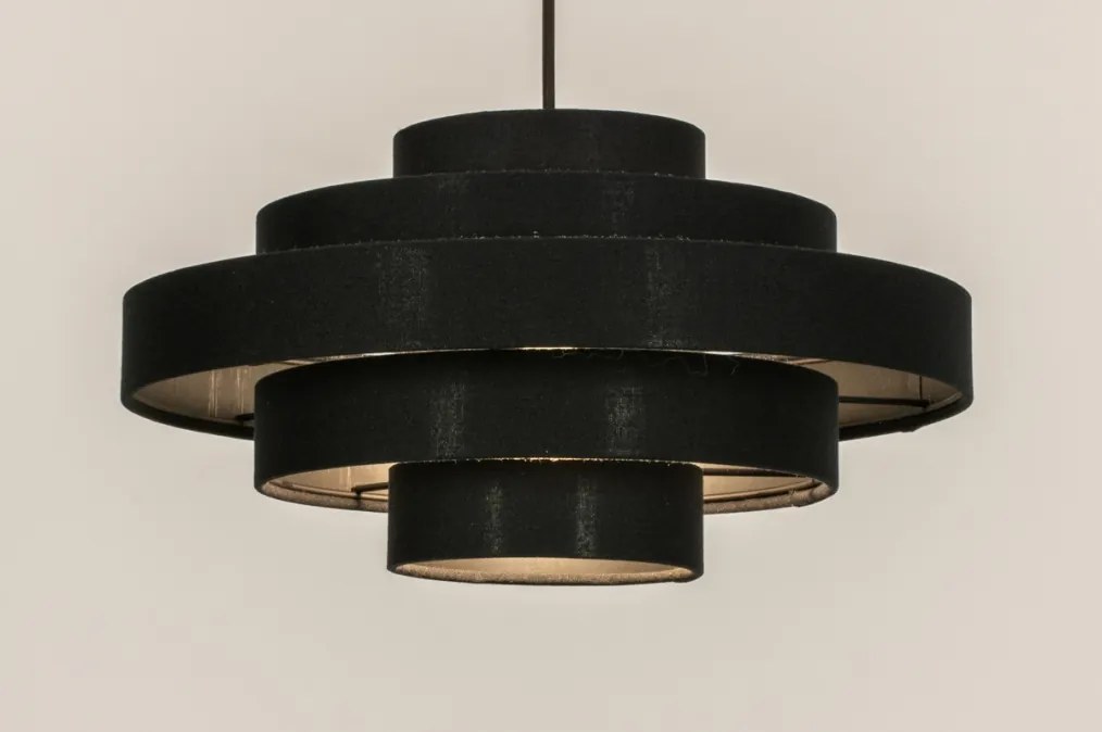 Závěsné designové svítidlo do obýváku Madeira X Black