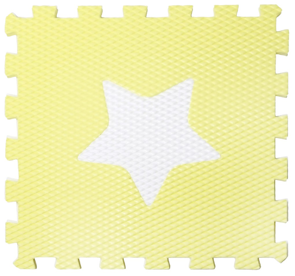 VYLEN Minideckfloor s hvězdičkou Barevná kombinace: Bílý s hnědou hvězdičkou