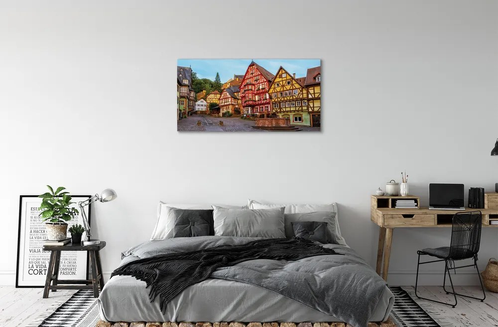 Obrazy na plátně Germany Staré Město Bavorsko 120x60 cm