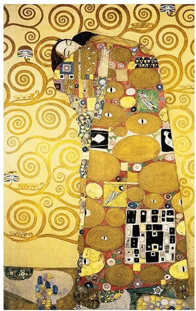 Reprodukce obrazu Gustav Klimt Fulfillment, 50 x 30 cm