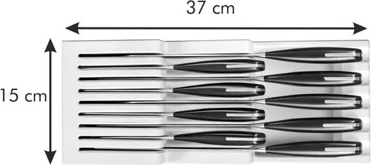 TESCOMA Zásobník na nože FlexiSPACE 370 x 148 mm, pro 9 nožů