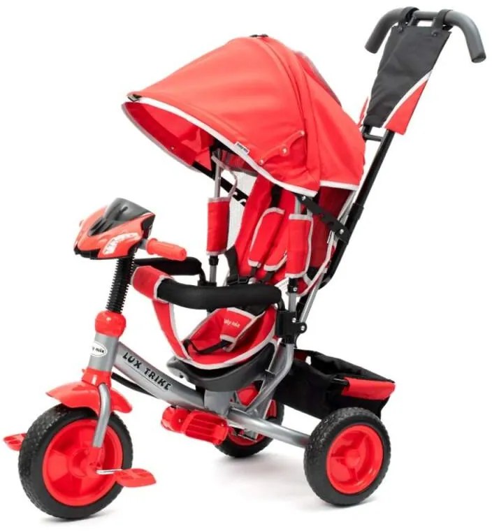 Dětská tříkolka s LED světly Baby Mix Lux Trike červená