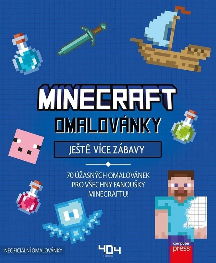 Omalovánky minecraft ještě více zábavy