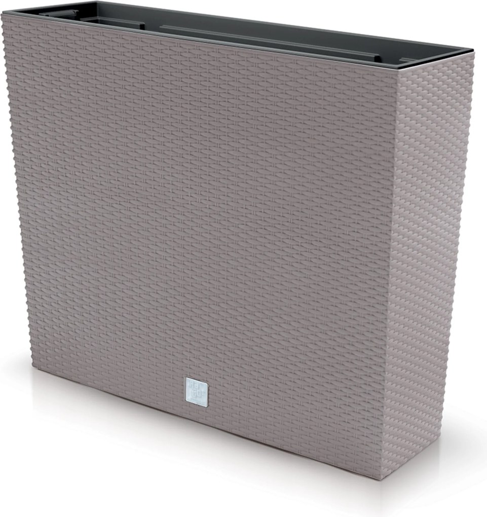 Prosperplast Ratanový květináč Rato Case (kávová, 580x180x498)