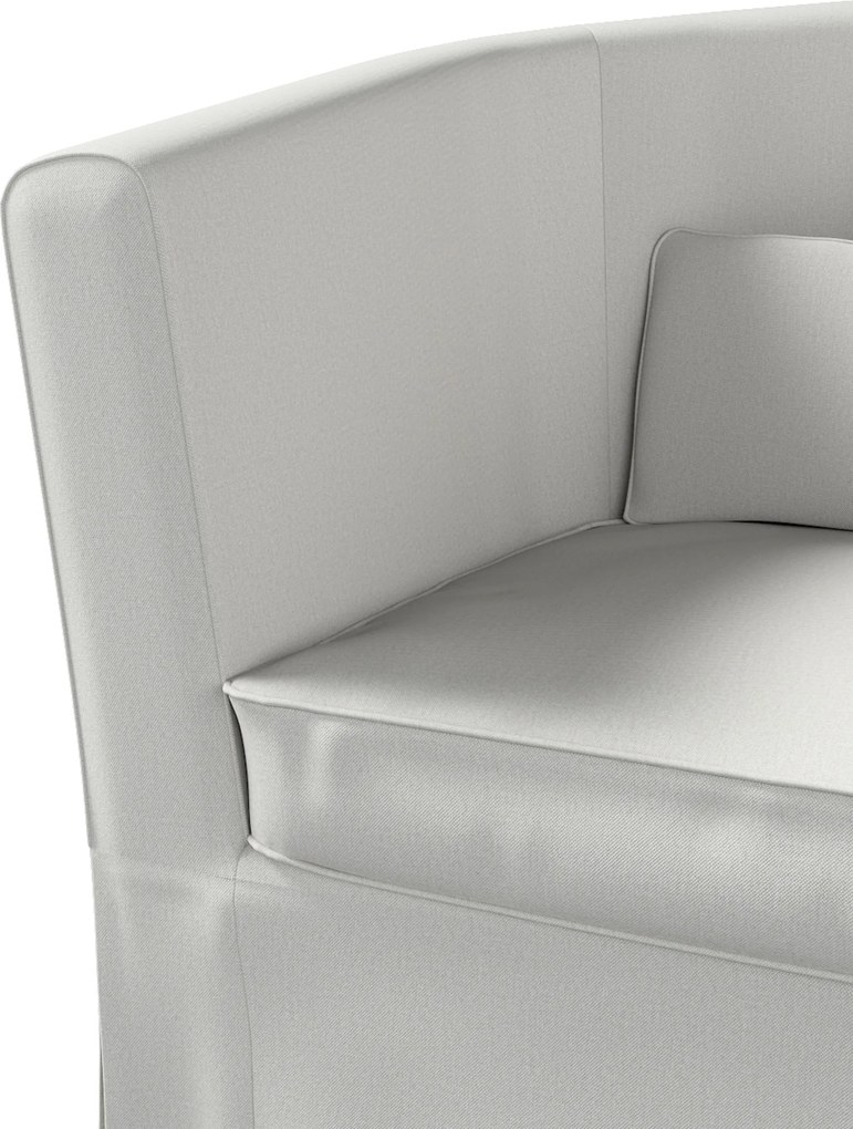 Potah na křeslo IKEA Ektorp Tullsta barva šedá látka pletený vzor