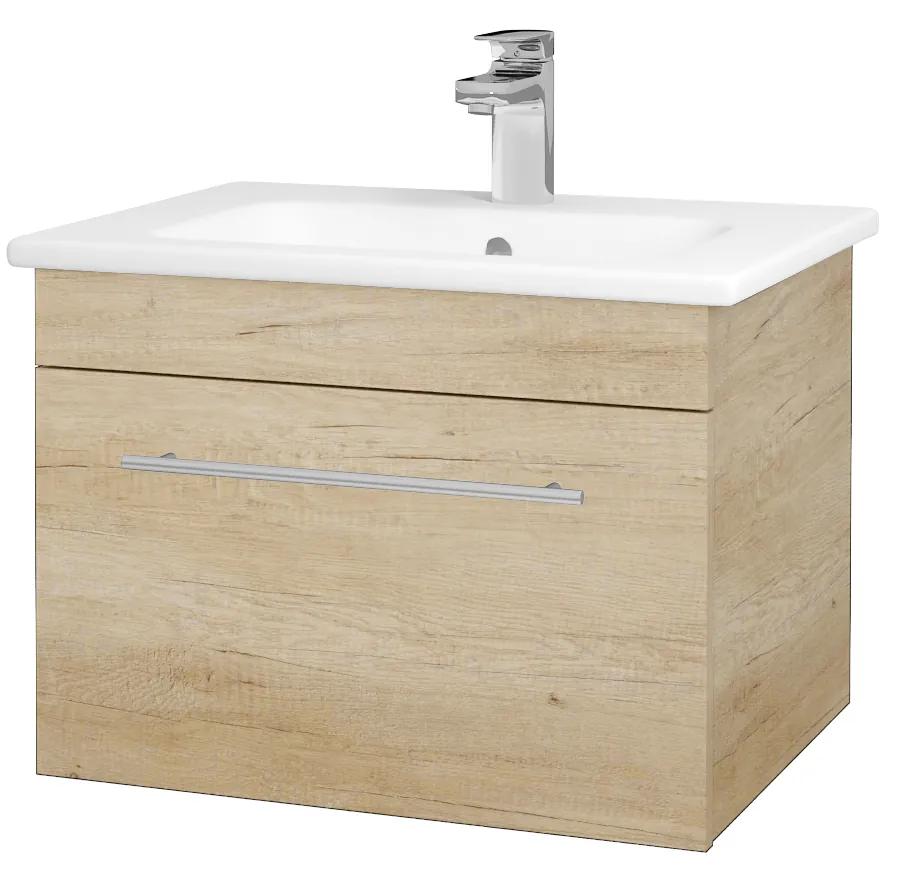 Dřevojas Koupelnová skříň ASTON SZZ 60 Varianta: N01 Bílá lesk / Úchytka T01 / IND Individual