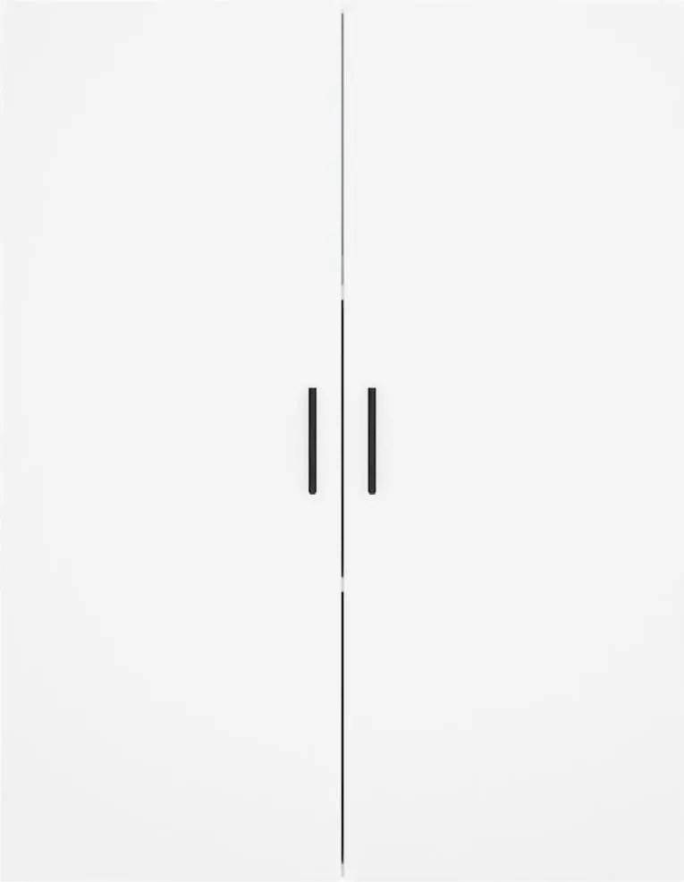 Skříň highboard bílá 69,5 x 34 x 180 cm kompozitní dřevo 3195747