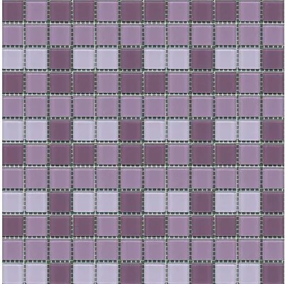 Skleněná mozaika CM 4888 mix fialová 30,5x32,5 cm